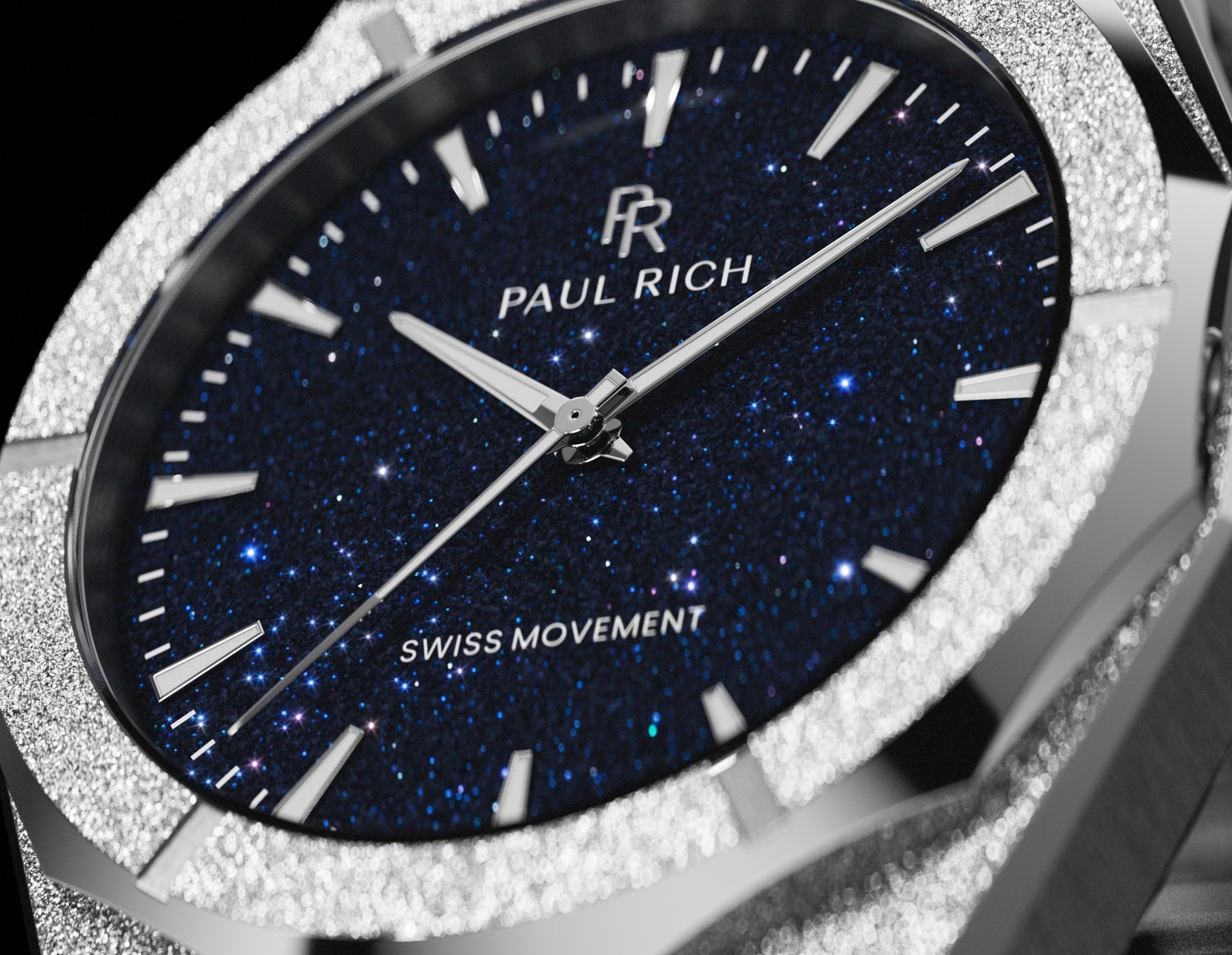 Frosted Star Dust II Silver | Automatic Watch | Paul Rich