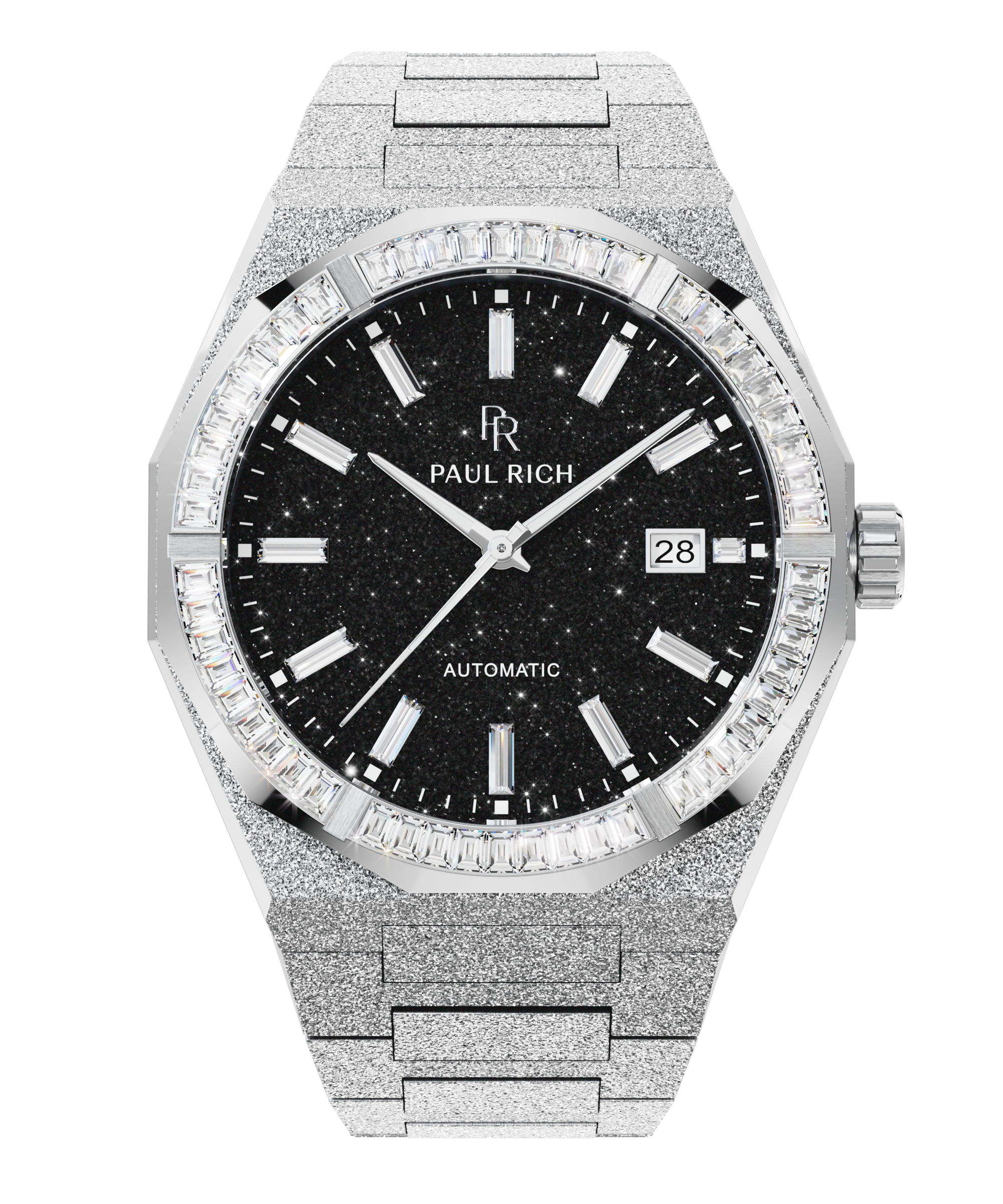Moissanite Frosted Star Dust II - Void Silver | Paul Rich