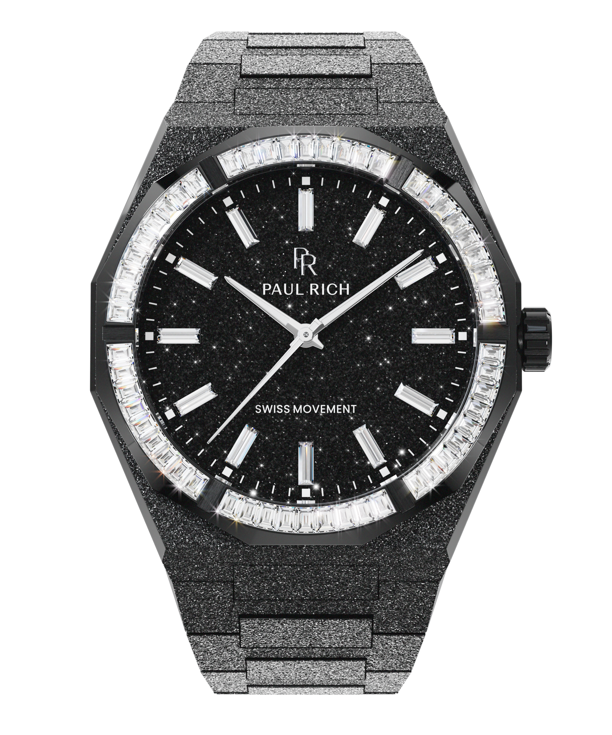 Moissanite Frosted Star Dust II - Void Black | Paul Rich